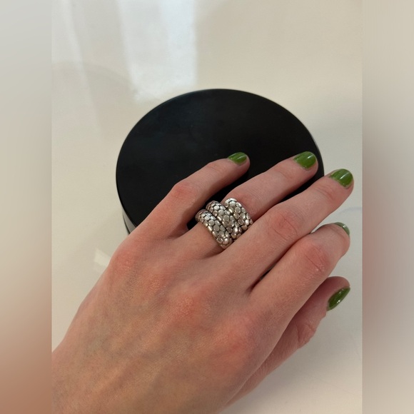 John Hardy | Jewelry | Vintage John Hardy Sterling Blue Topaz Coil Wrap ...